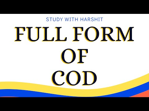FULL FORM OF COD || WHAT IS THE FULL FORM OF COD ? #Shorts #AShortADay