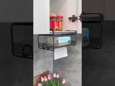 Good helper in life kitchengoodthing wall-mounted tissue box cabinet tissue holder #teaware#kitchen
