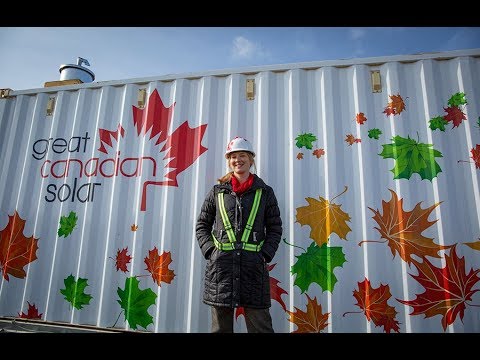 Solar in a seacan makes energy portable for remote job sites
