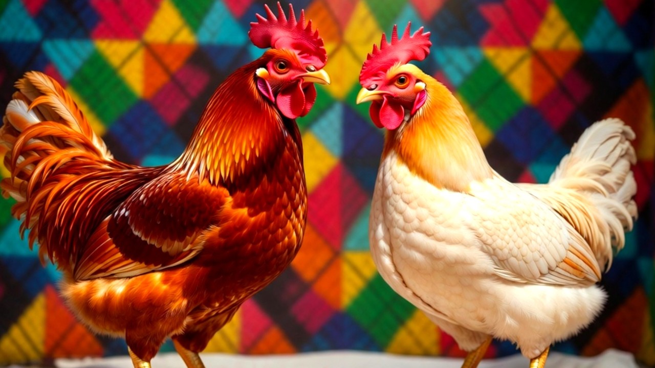 Meet the ROYAL Chickens  ❤️ ||  Beautiful Rooster and Hen family