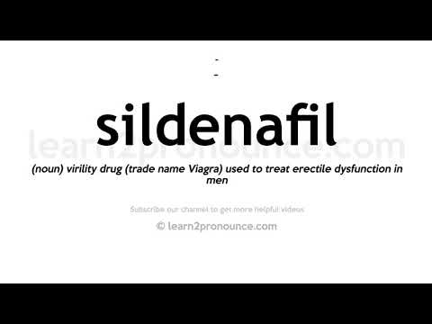 How to pronounce Sildenafil | English pronunciation