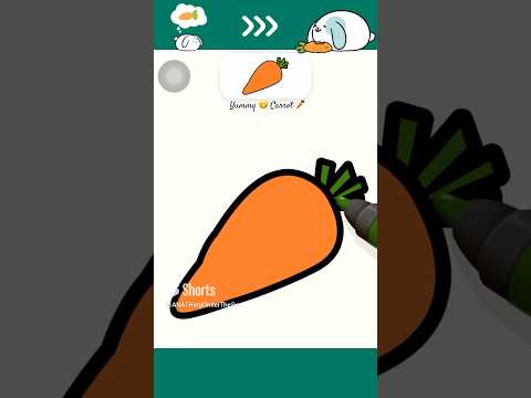 Yummy ๐ Carrot ๐ฅ#satisfying #art #asmr #video #foryou #shorts