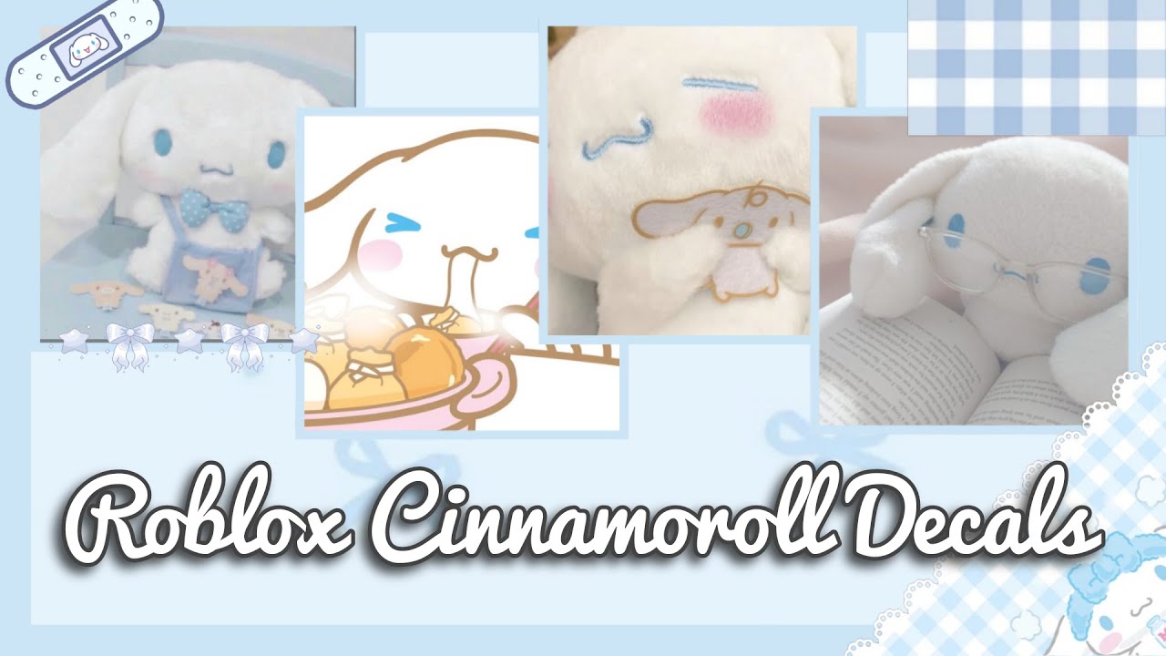 ROBLOX || Bloxburg & Royale High ~ Sanrio Cinnamoroll Decals Ids