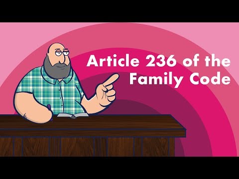 [TORTS AND DAMAGES] Article 236 of the Family Code