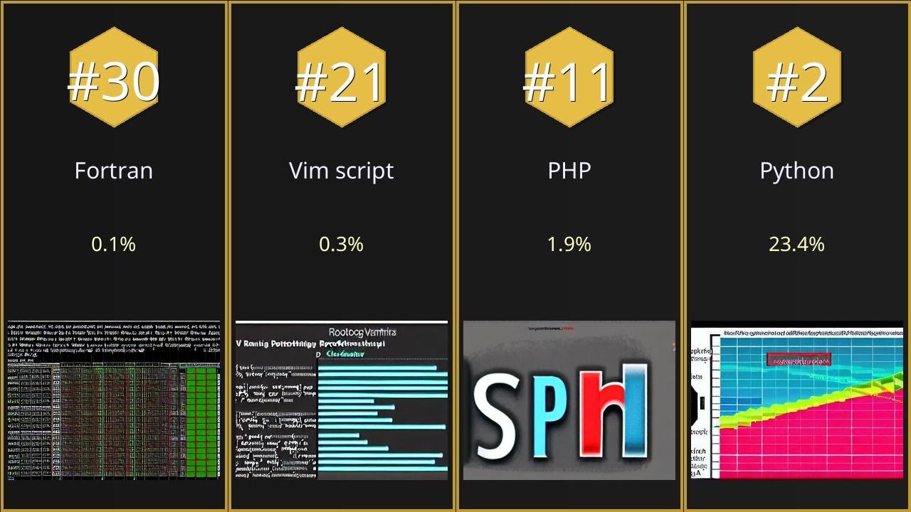 【Top 30】Most used programming languages by github repositories【Searched in 2025】