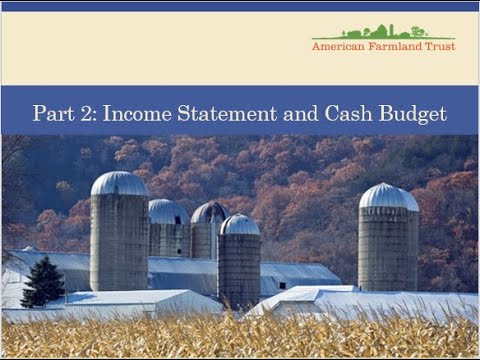 Prepare Your Finances: Income Statement and Cash Budget