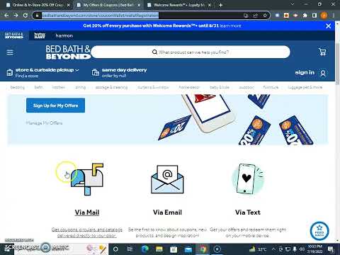 Bed Bath and Beyond Coupon Codes