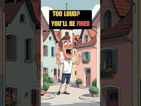 This Country FINES You for Being Too Loud