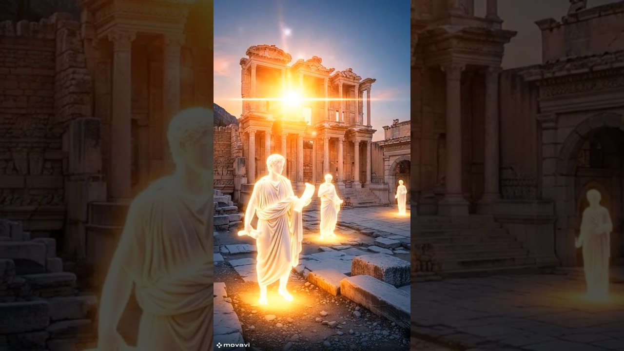 Ephesus' Library of Celsus #ai #book #travel #capcut #rome #celsus #library #türkiye #education