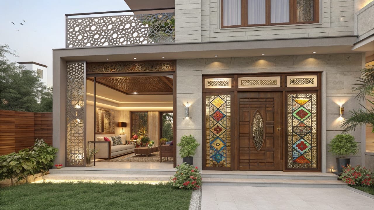 Modern Indian Style Furnished Home Tour | Luxury Living with Tradition & Elegance 🇮🇳🌿