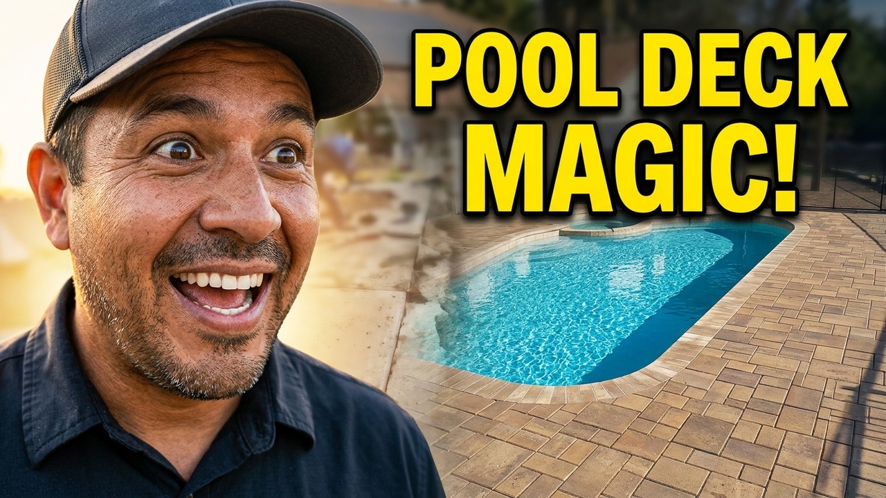 DIY Paver Pool Deck Installation from Start to Finish