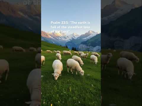 Picturesque scenery in Switzerland /The earth is full of the steadfast love of the Lord#creation