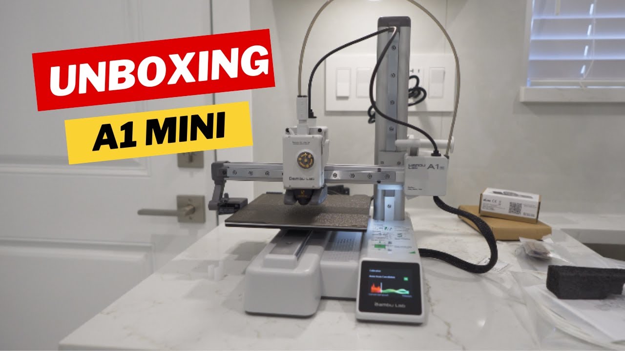 Bambu Lab A1 Mini 3D Printer Unboxing, Setup & First Print