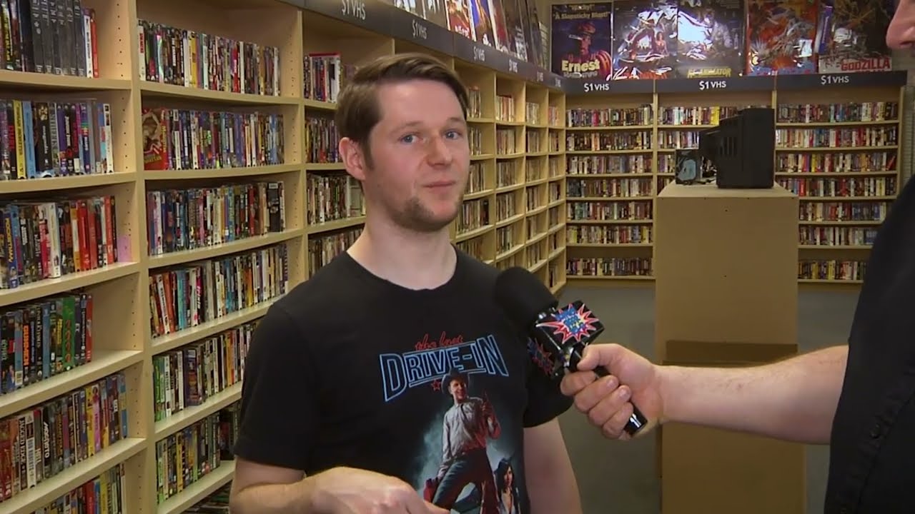 The largest VHS video store in Michigan is Static Tape Video in Muskegon #vhs #physicalmedia #movies