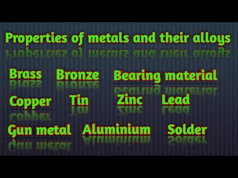 Non ferrous elements and alloys in hindi