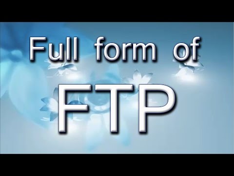 Full Form Of FTP