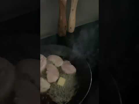 Sizzling halibut cheeks!