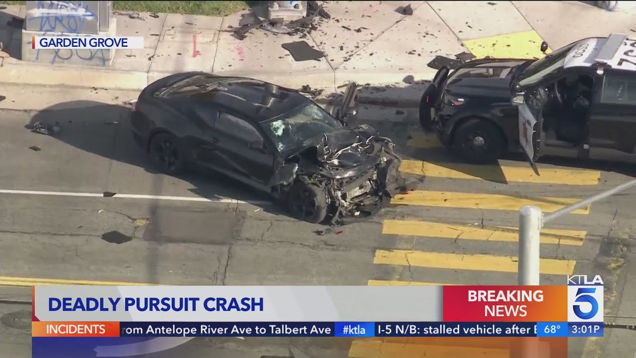 Innocent driver killed in crash involving man fleeing police in Orange County