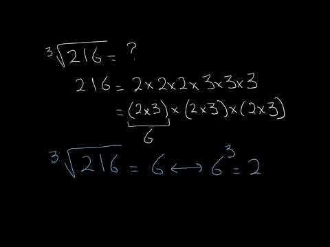 01-09 Cube Roots and Prime Factorisation