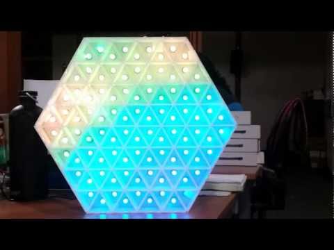 Triangle-grid LED Display | Hackaday