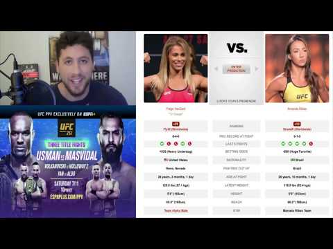 UFC 251 Paige VanZant vs Amanda Ribas Prediction & Betting Odds