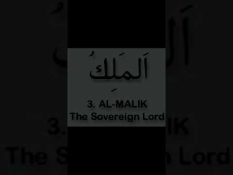 The Name of Allah - YA- MALIK - meaning #shorts #islamicshorts #allahnames