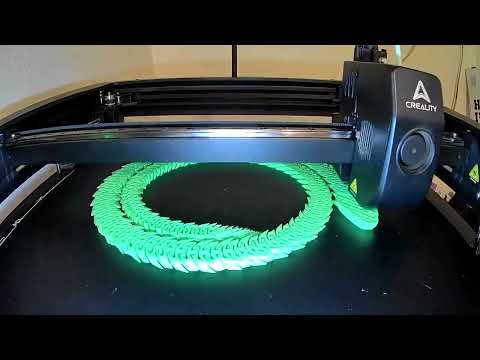 3D Print very articulated snake.