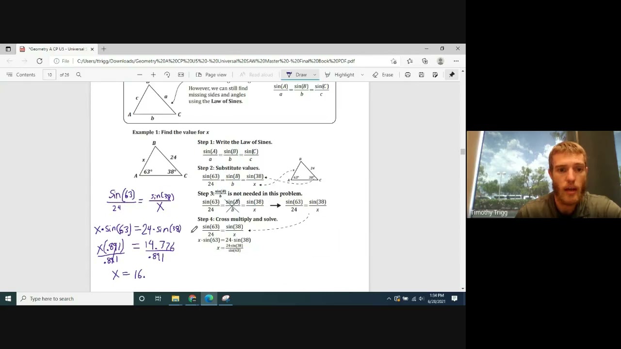 CP Geometry Unit5 Workbook