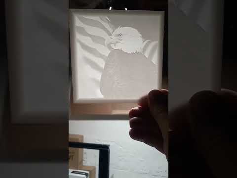 Patriotic lithophane. Let's go Brandon