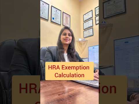 How to Calculate HRA Exemption Under Section 10(13A) π‘ #hra #incometax #housetax #taxrelief #shorts