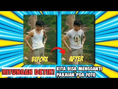 DALAM HITUNGAN DETIK! Cara mengganti baju pada foto menggunakan Ai