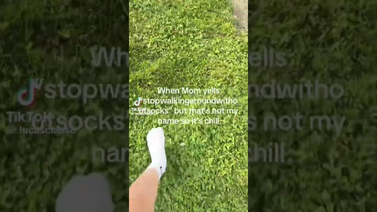 I love walking in socks😛✌️::NOT MINE FROM TIKTOK::blow this up?#viral #trending #fyp #tiktok #like