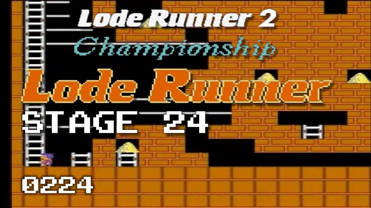 Lode Runner 2 - Stage 24 [0224]