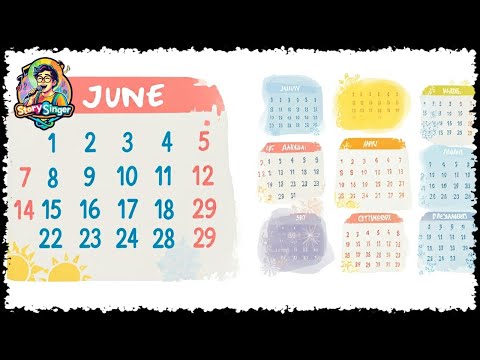 Months of the Year Rhymes 🗓️ | Learn the Calendar with Fun Songs!