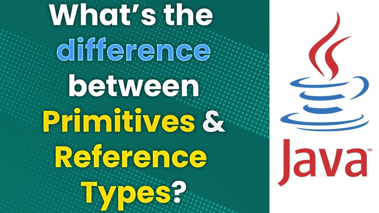 Java Primitive vs Reference (Object) Types
