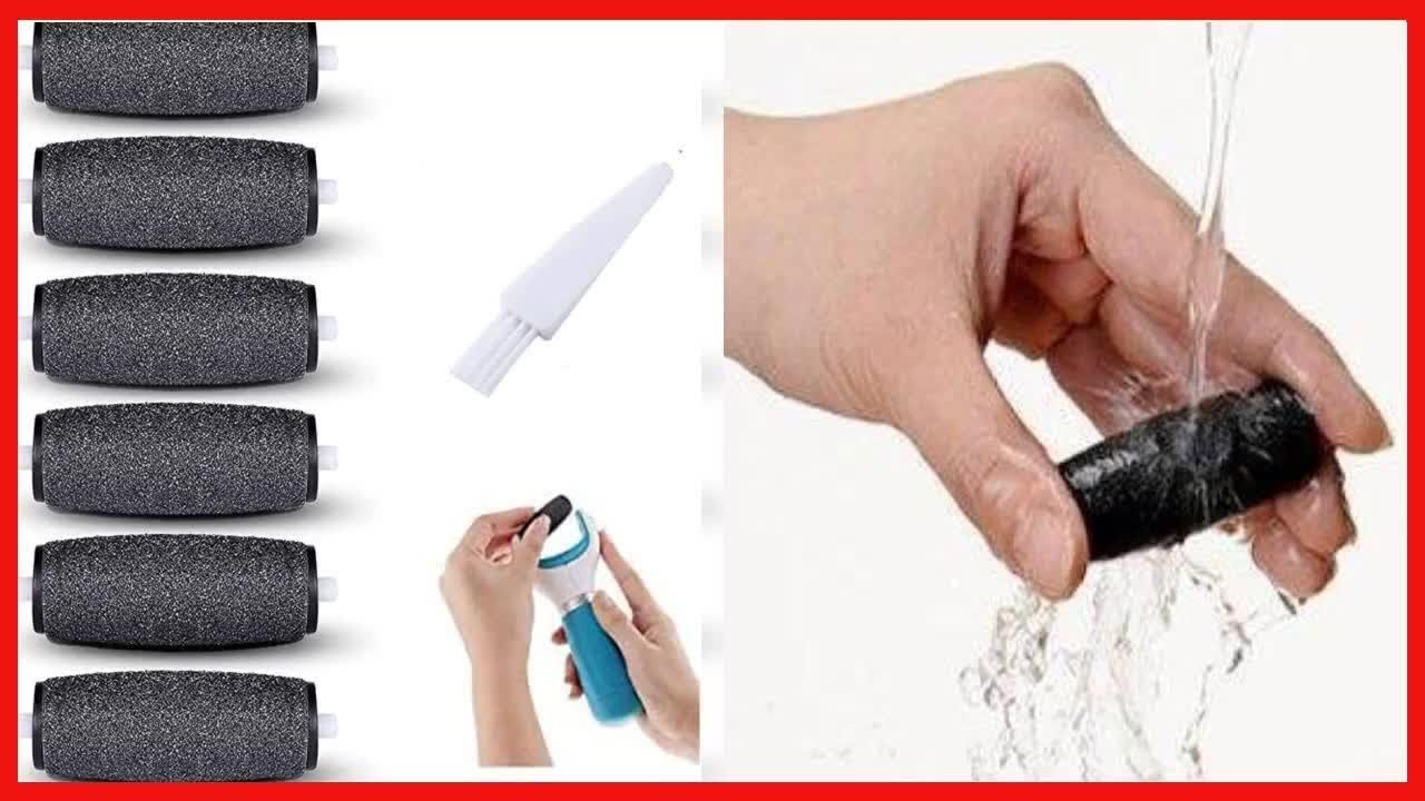 6 Extra Coarse Replacement Roller Refill Heads for Amope Pedi Perfect Electronic Foot File - MND Sh