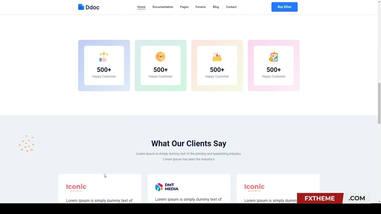 DDoc - Documentation and Knowledgebase HTML Template knowledge base documentation