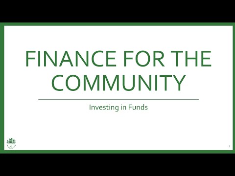 FFC Training Session 3- Investing in Funds