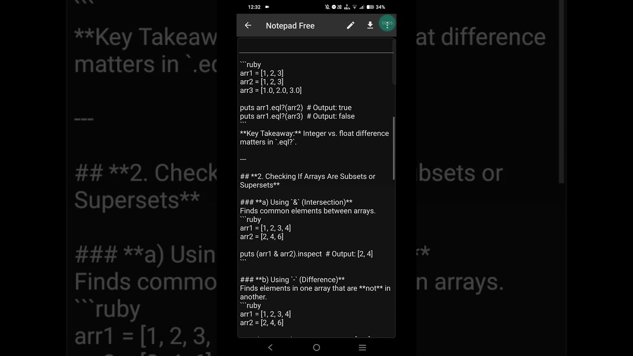 Master Array Comparison in Ruby – Equality, Sorting & Set Operations