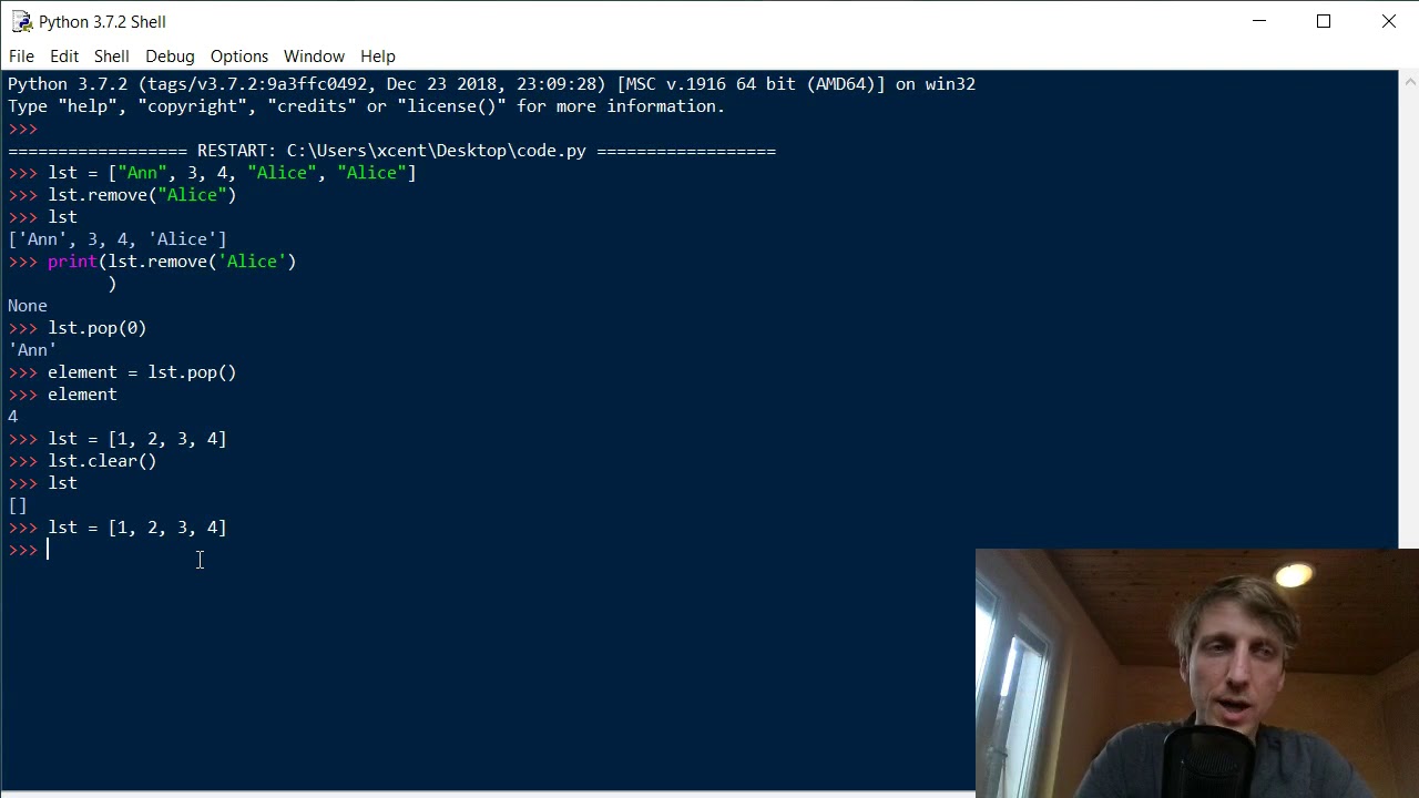 Python List remove()