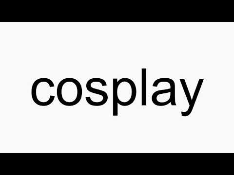 How to pronounce cosplay