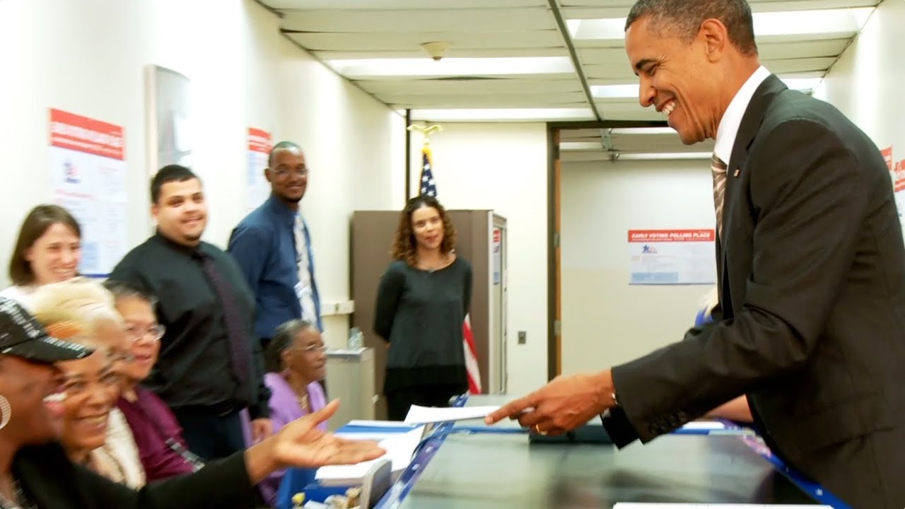 President Obama Early Votes