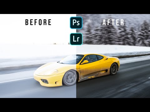How To Edit CAR PHOTOS! - Lightroom / Photoshop Tutorial (FREE PRESET)