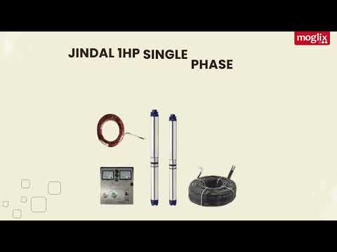 Buy Jindal 1HP Single Phase Pure Copper Water Filled Submersible Pump ...