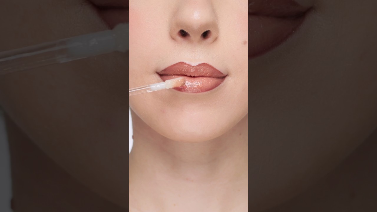 Glossy ombre lip look combo❤️
