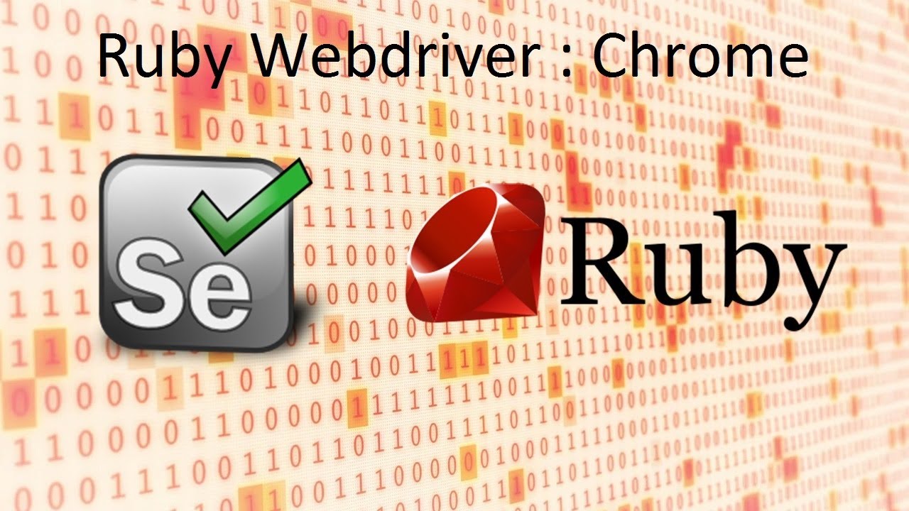 Selenium - Ruby Webdriver : Chrome