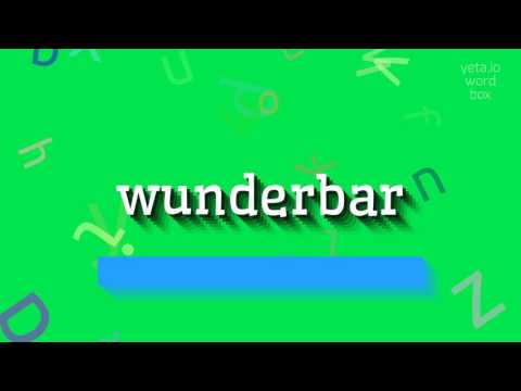 How to say "wunderbar"! (High Quality Voices)