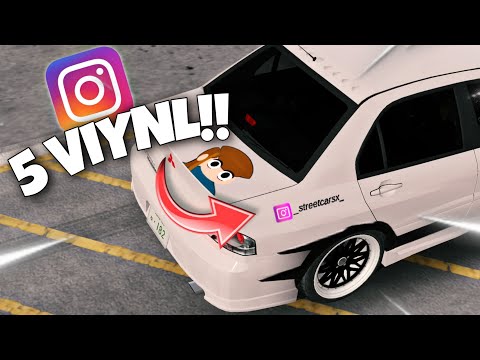Make Instagram Logo In 1 Minute With Less VIYNL | Easy Tutorial | Car Parking Multiplayer