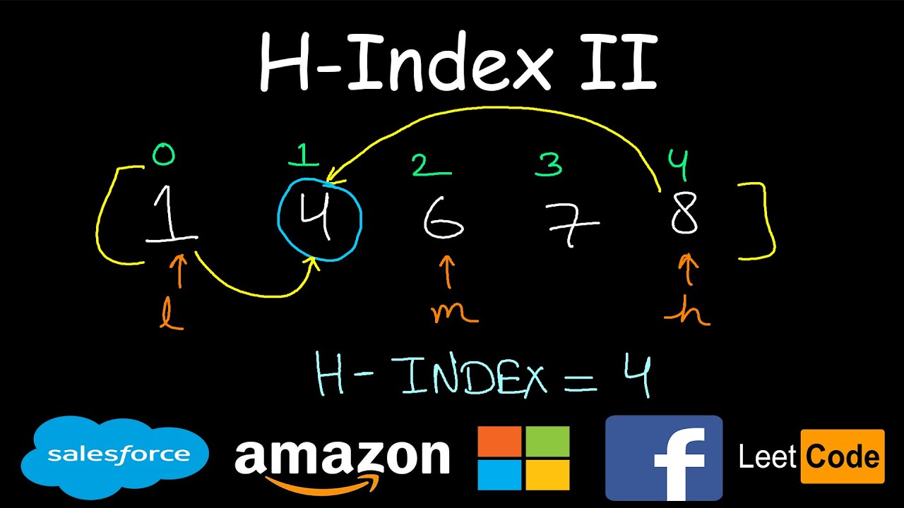 H Index II | Binary search | Leetcode #275