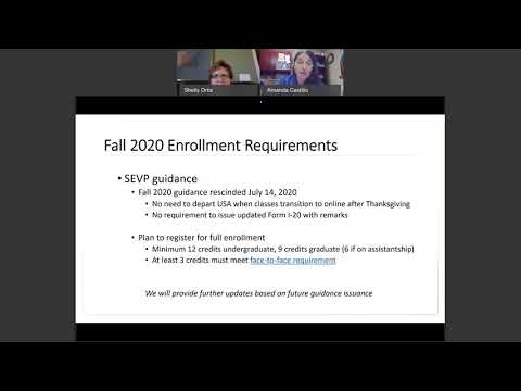 SEVP Guidance Webinar 2020